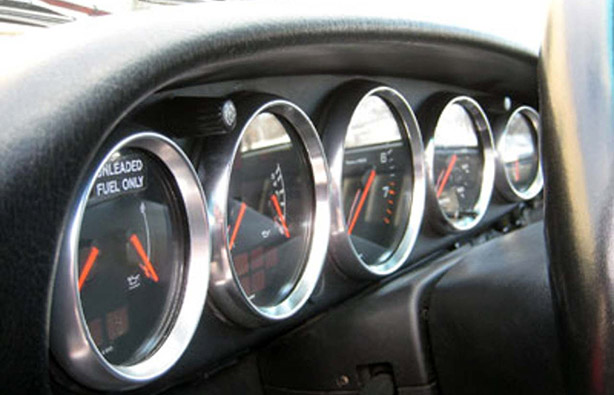 Rennline Aluminum Gauge Bezel Rings : Suncoast Porsche Parts & Accessories