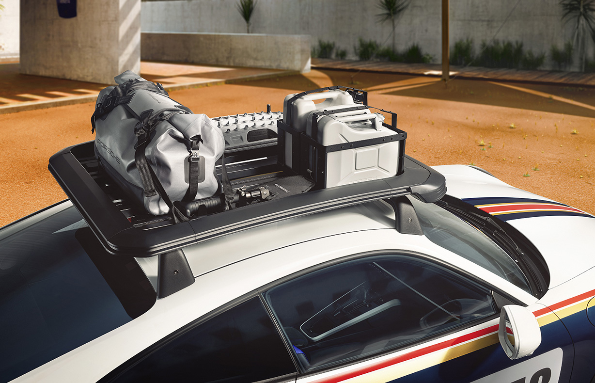 911 Dakar Complete Roof Basket w/Lights : Suncoast Porsche Parts ...