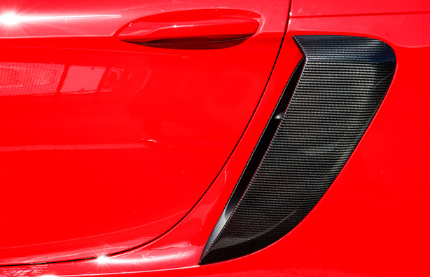 Carbon Fiber Side Intake Scoops : Suncoast Porsche Parts & Accessories