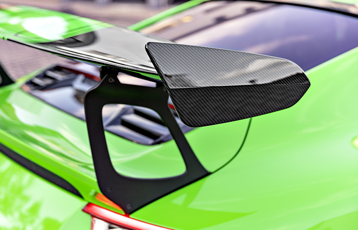 Techart Carbon Fiber Wing End Plates : Suncoast Porsche Parts & Accessories