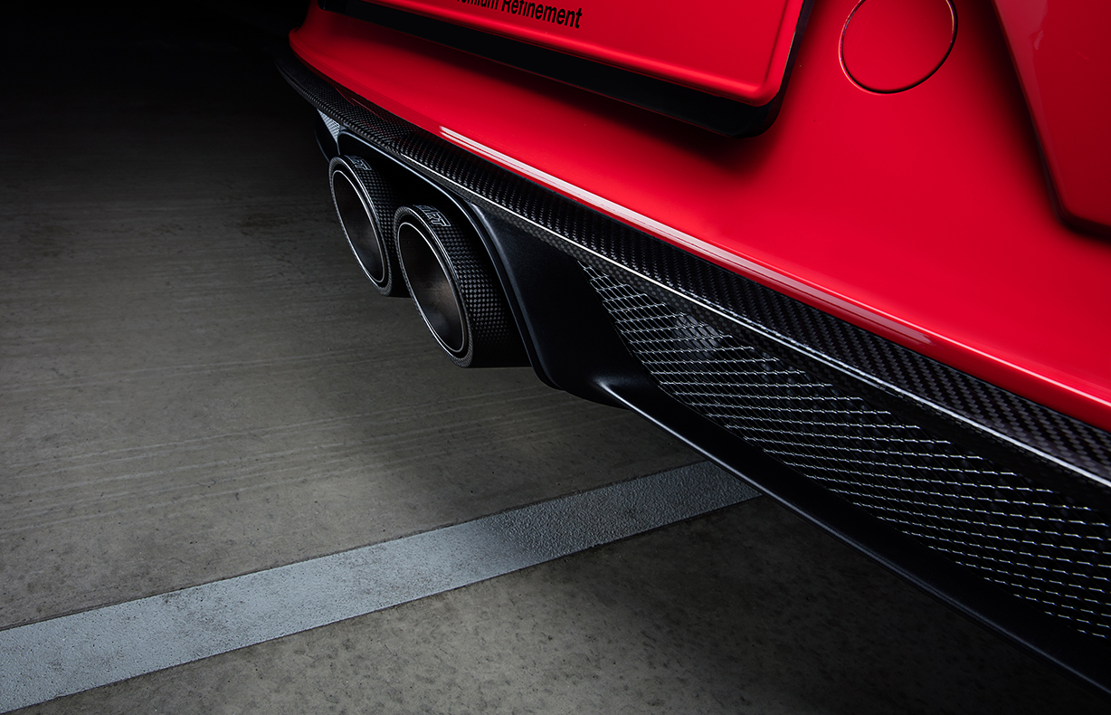 Techart Carbon Fiber Rear Diffuser Frame : Suncoast Porsche Parts ...