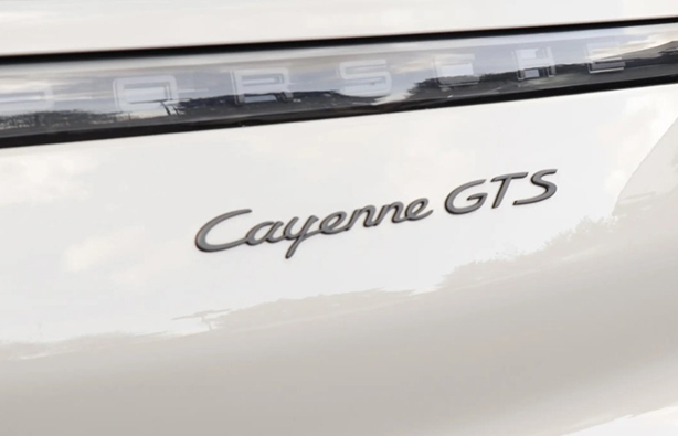 "Cayenne GTS" Logo in Black : Suncoast Porsche Parts & Accessories
