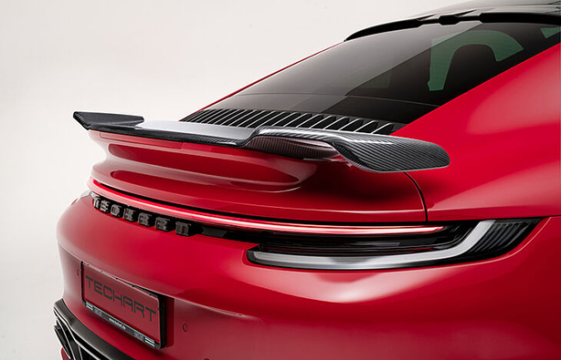 Techart Carbon Fiber Rear Spoiler I (992TT) : Suncoast Porsche Parts ...