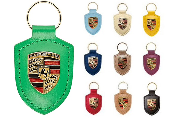 Porsche Crest Key Chain Key Ring
