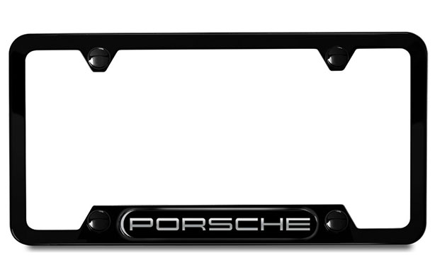 Plate Frame - Black : Suncoast Porsche Parts & Accessories