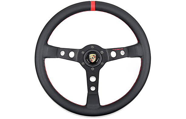 Performance Steering Wheel (red stripe/stitching) : Suncoast Porsche ...