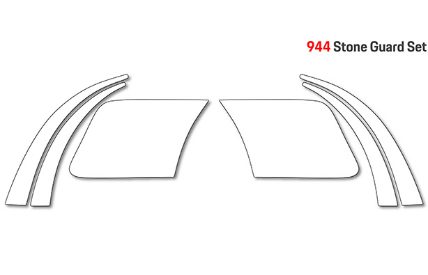 Suncoast Stone Guard Film Set (944) : Suncoast Porsche Parts & Accessories