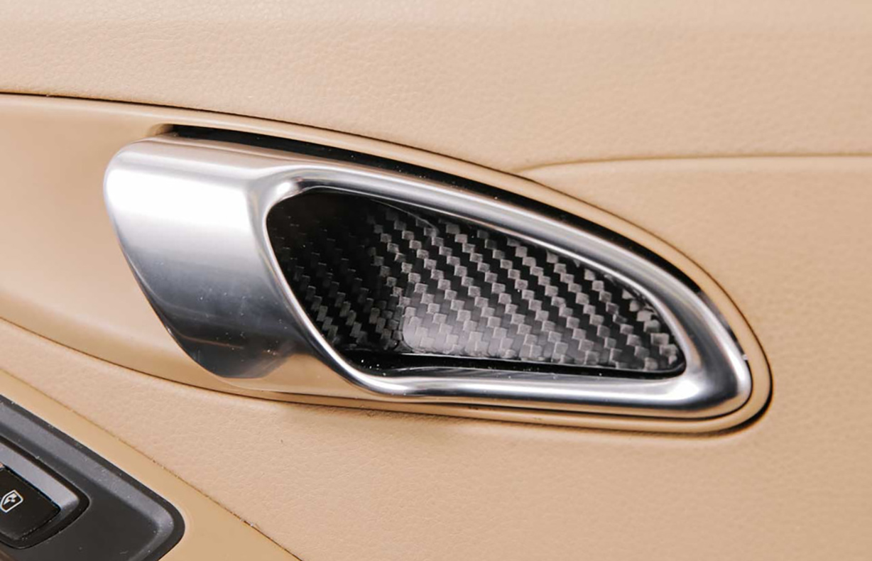 Rennline Carbon Fiber Door Handle Inserts : Suncoast Porsche Parts ...