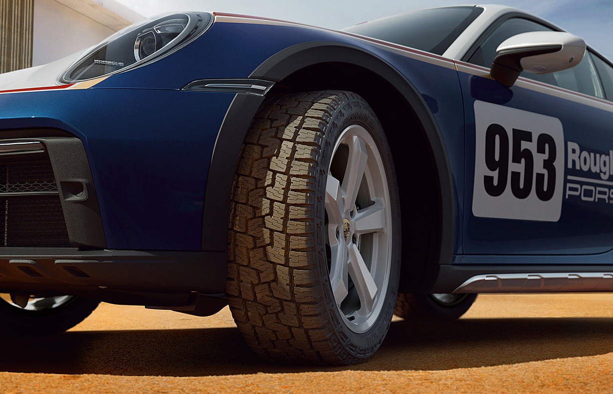 19/20" Dakar All-Terrain Wheel Package - White : Suncoast Porsche Parts ...