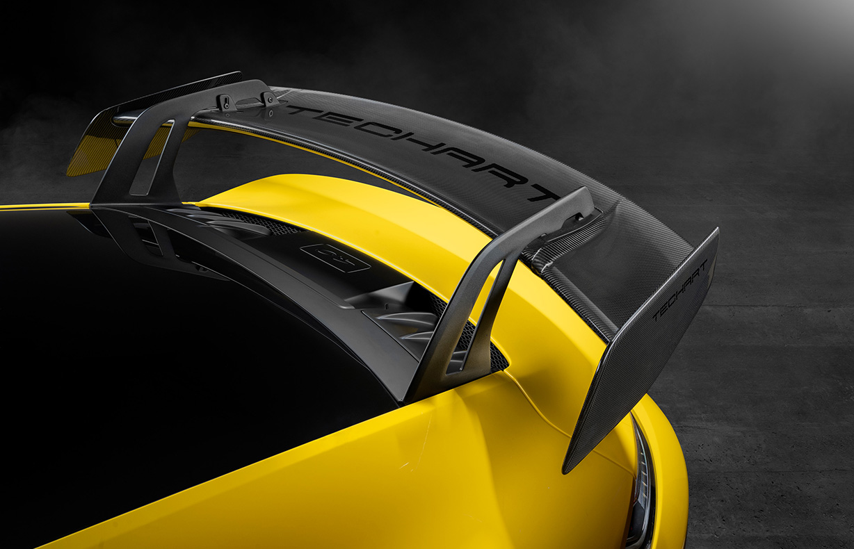 Techart Carbon Fiber Rear Wing : Suncoast Porsche Parts & Accessories