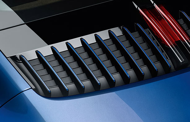 Paintable Rear Grille Slats : Suncoast Porsche Parts & Accessories