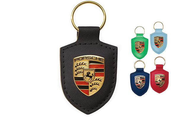 Porsche Crest Key Chain Key Ring