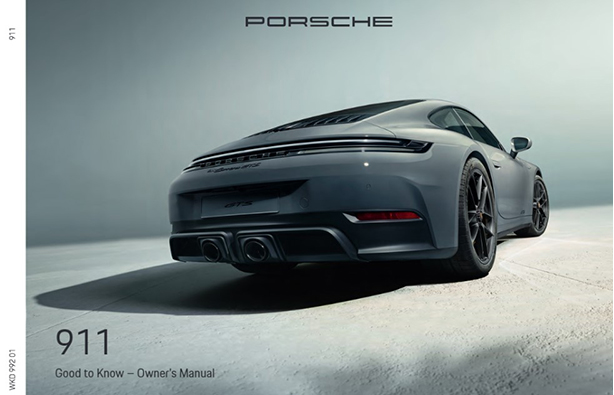 Owners Manual Book - 911 Carrera : Suncoast Porsche Parts & Accessories