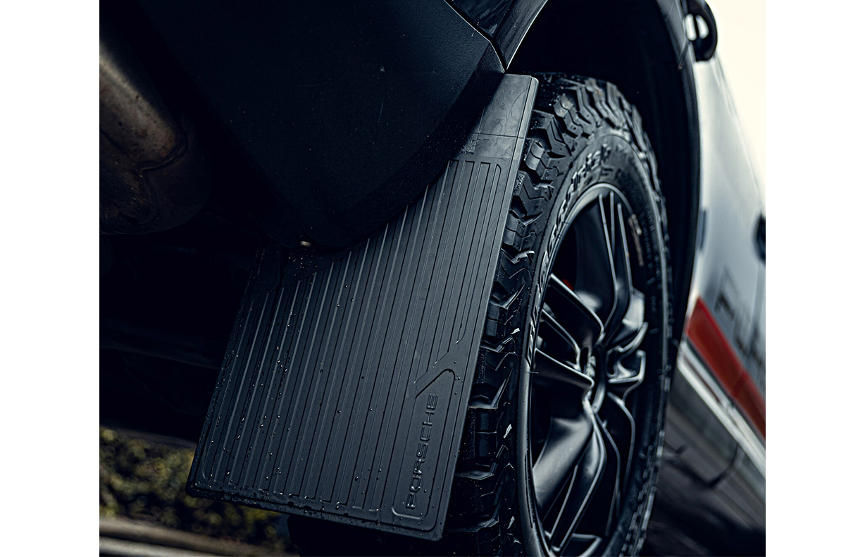 Cayenne Adventure Offoad Mud Flaps : Suncoast Porsche Parts & Accessories