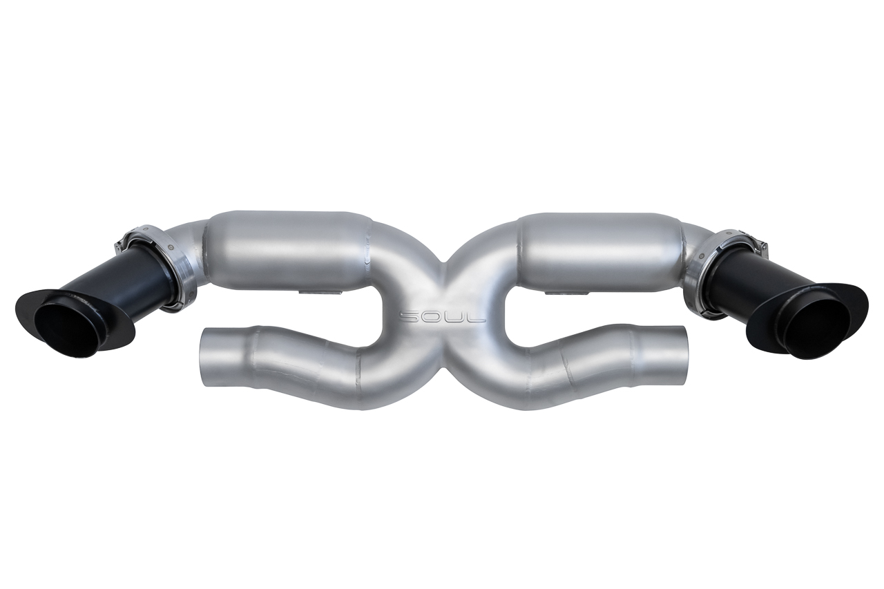Soul Performance 992TT X-Pipe Exhaust : Suncoast Porsche Parts ...