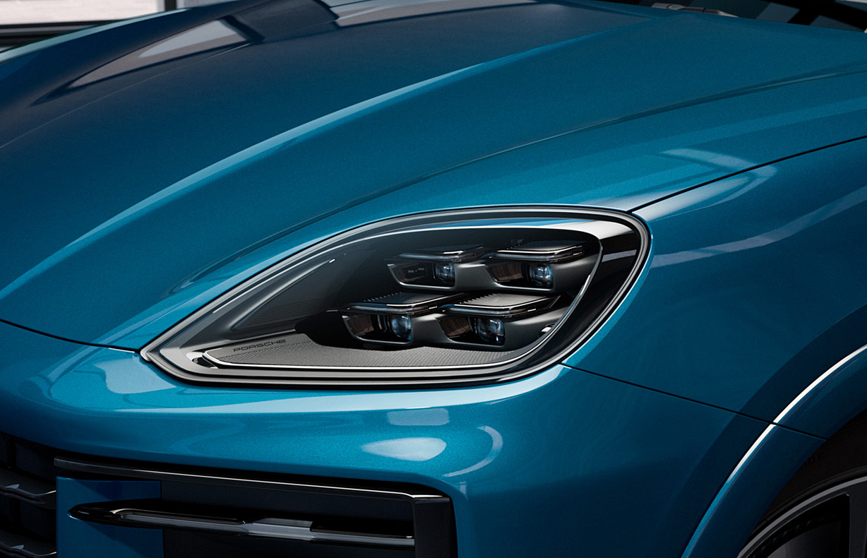 Black Trimmed HD-Matrix LED Headlights : Suncoast Porsche Parts ...