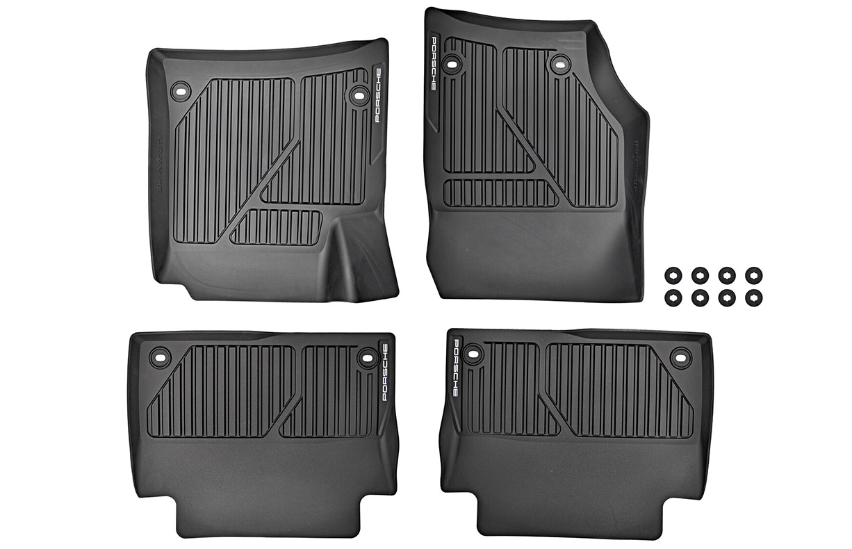 Rubber Floor Mat Set - Cayenne 955/957 : Suncoast Porsche Parts ...