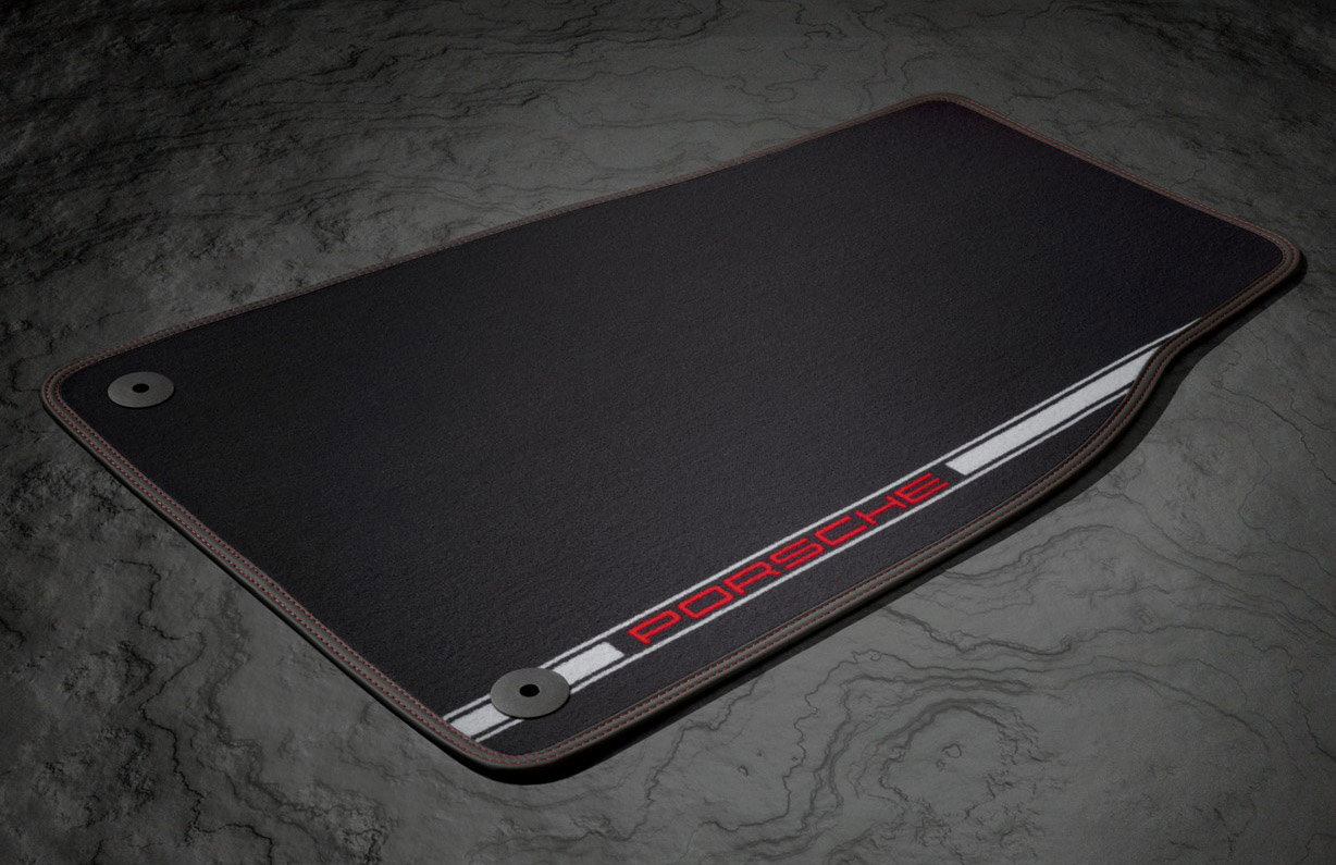 Customizable Leather Mats w/Stripe - 991/718/981 : Suncoast Porsche ...