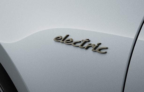 Side "electric" Emblem Set - Rhodium Grey : Suncoast Porsche Parts ...