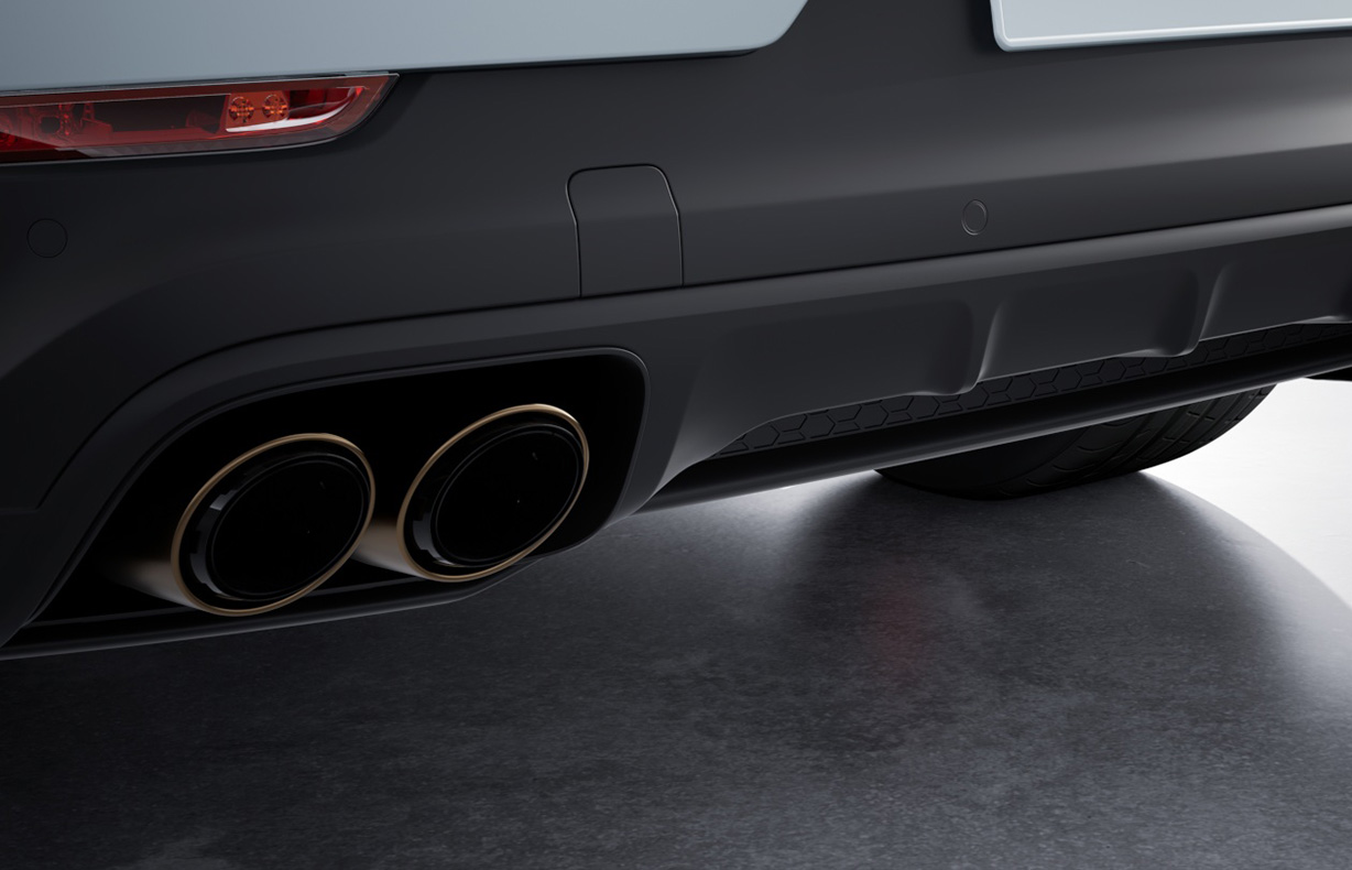 Dark Bronze Exhaust Tips - 9Y0.2 : Suncoast Porsche Parts & Accessories