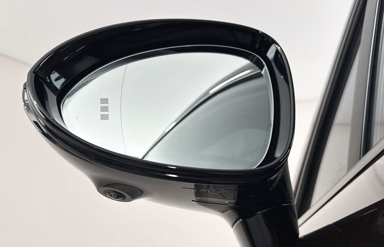 Blind-Spot Aspherical Mirror - Macan EV : Suncoast Porsche Parts ...
