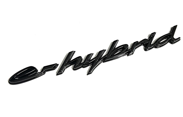 "e-hybrid" Side Emblem Set : Suncoast Porsche Parts & Accessories