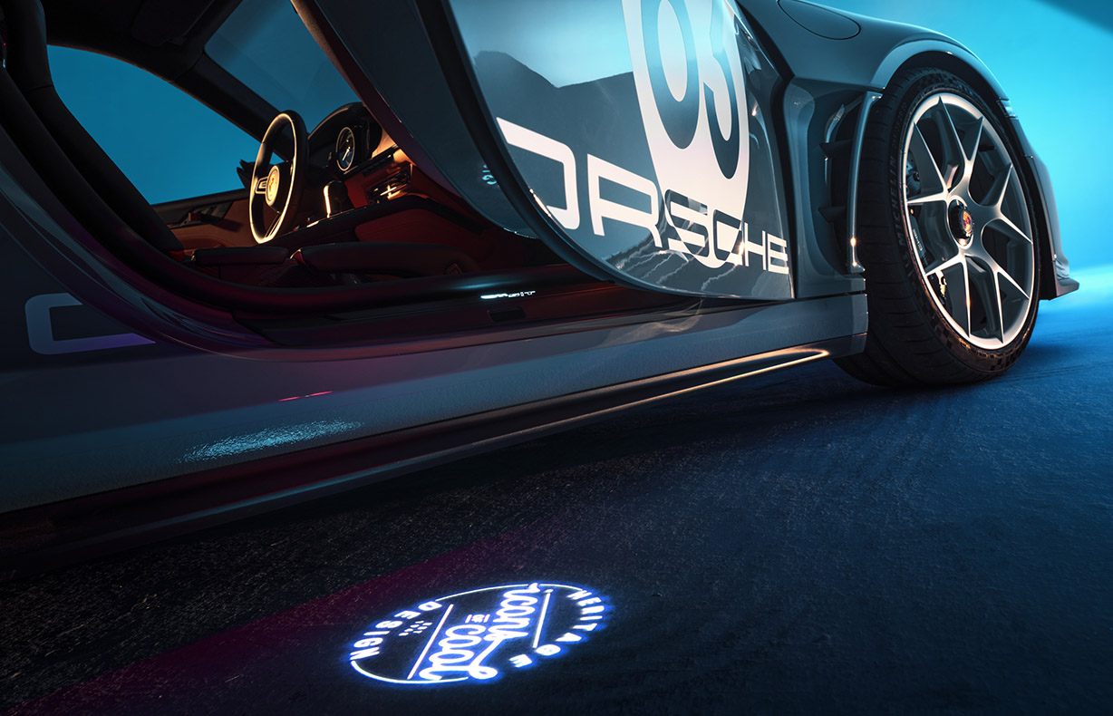 Projector LED Puddle Lights - Icons of Cool : Suncoast Porsche Parts ...