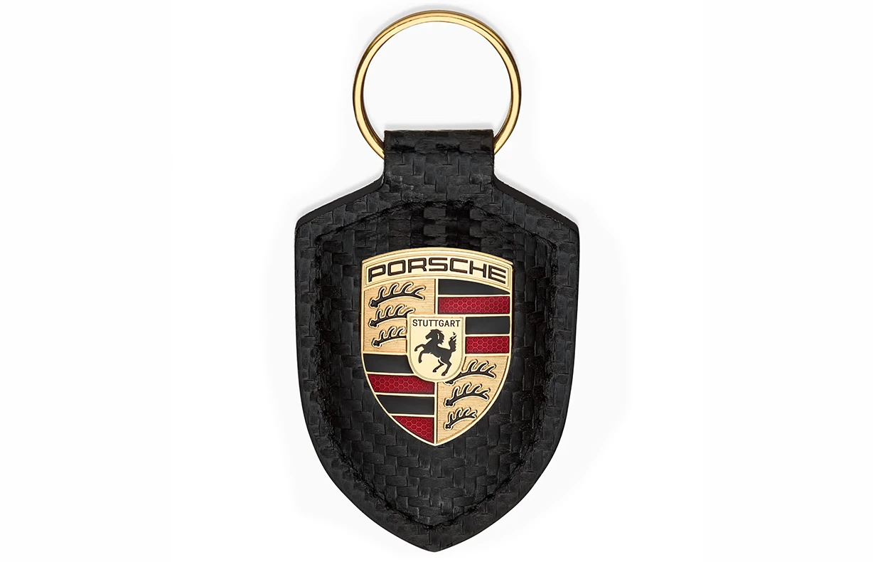 Crest Key Chain - Carrera GT (Carbon) : Suncoast Porsche Parts ...