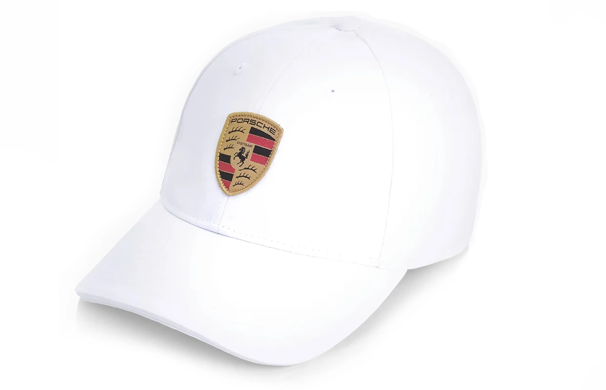 Porsche Crest Hat - White : Suncoast Porsche Parts & Accessories