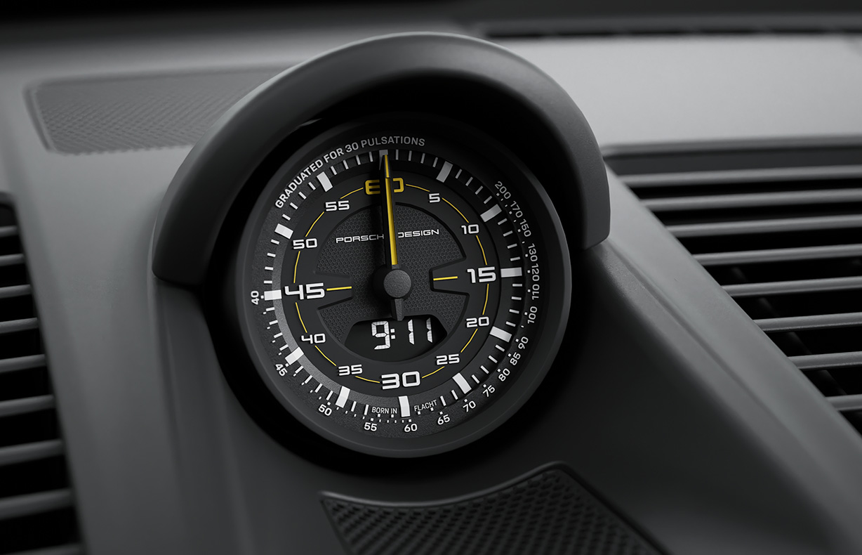 Sport Chrono Gauge - Porsche Design GT Clock : Suncoast Porsche Parts ...