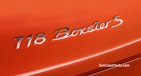 Porsche 718 Boxster Emblems : Suncoast Porsche Parts & Accessories