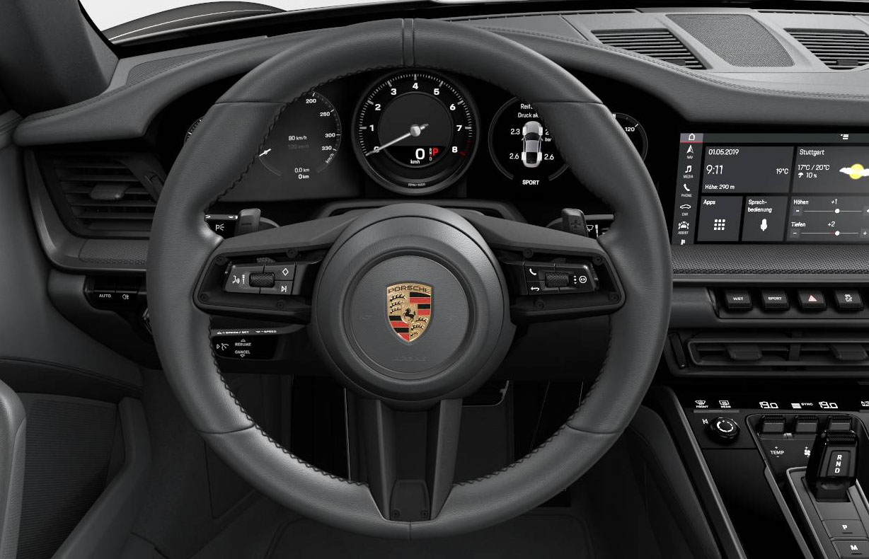 Steering Wheel - GT Sport in Leather : Suncoast Porsche Parts & Accessories