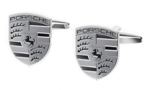 Porsche Crest Cuff Link Set : Suncoast Porsche Parts & Accessories