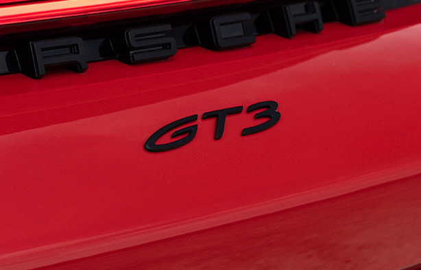 Emblem - "GT3" in Black : Suncoast Porsche Parts & Accessories