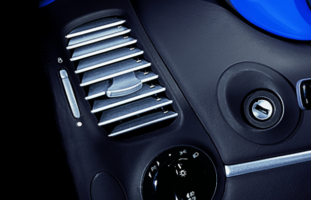 Leather Side Dash Vents - Silver Trim : Suncoast Porsche Parts ...