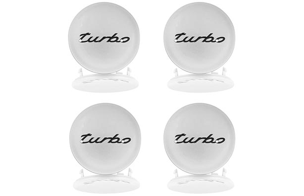 Center Cap Set - "turbo" Logo : Suncoast Porsche Parts & Accessories