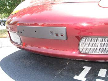 Porsche boxster license plate frame store