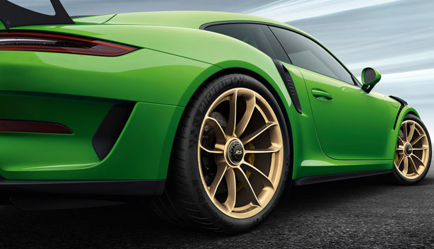 GT3 RS Wheel Set - Satin Aurum (Wheels Only) : Suncoast Porsche Parts ...