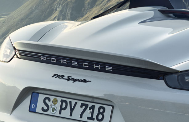 Boxster Spyder Ducktail : Suncoast Porsche Parts & Accessories