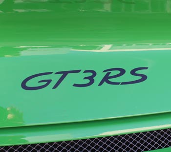 Emblem - "GT3 RS" Decal - Multiple Colors : Suncoast Porsche Parts ...
