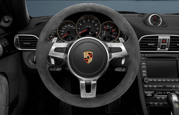 Alcantara Paddle Steering Wheel (997.2/987.2) : Suncoast Porsche Parts ...