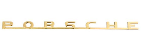 Gold Porsche Emblem - 356 B : Suncoast Porsche Parts & Accessories