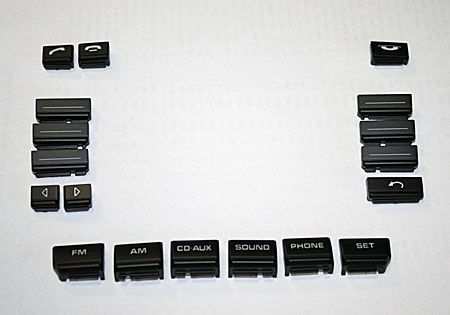 Find replacement radio switch or just replace entire head unit ...