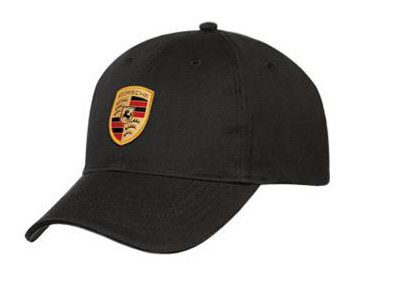 Porsche Crest Hat - Black : Suncoast Porsche Parts & Accessories