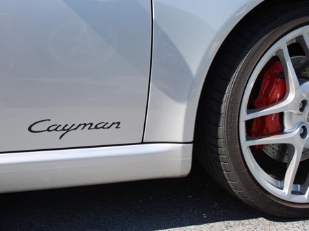 Cayman Door Decal Logo Set : Suncoast Porsche Parts & Accessories