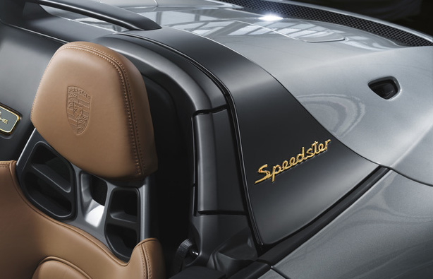 Side Emblem - "Speedster" in Gold : Suncoast Porsche Parts & Accessories