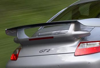 Emblem - "GT2" in Black : Suncoast Porsche Parts & Accessories