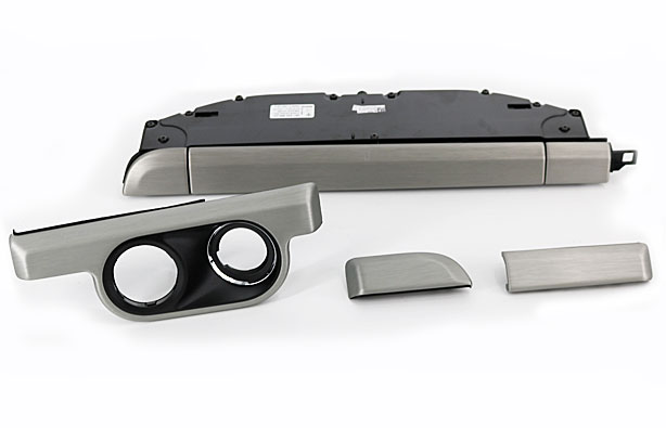 Brushed Aluminum Dash Kit - 991/981/718 : Suncoast Porsche Parts ...