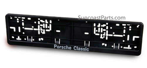 Classic Euro Plate Holder : Suncoast Porsche Parts & Accessories