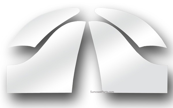 Factory Stone Guard Film Set (964) : Suncoast Porsche Parts & Accessories